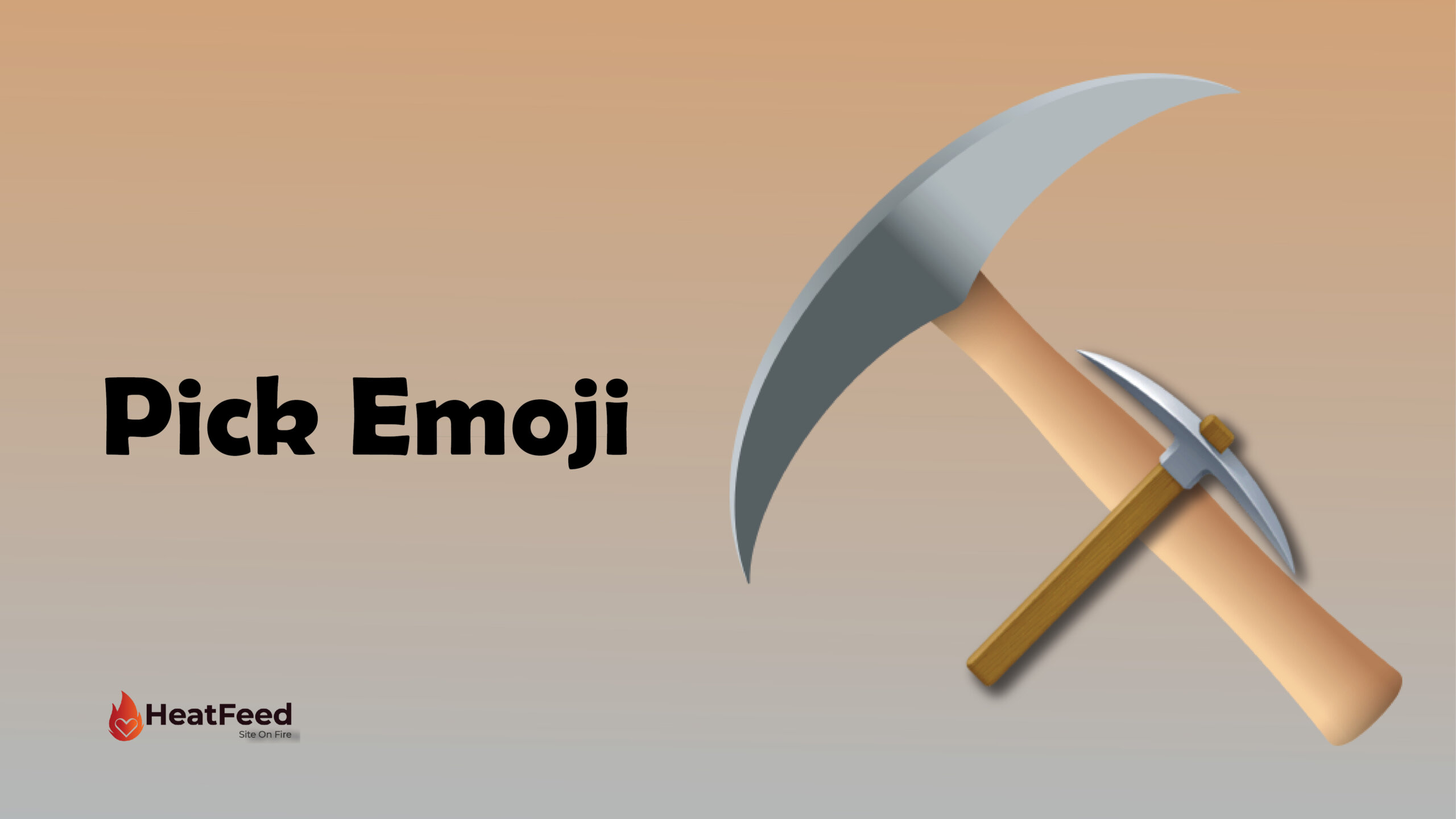 ⛏️ Pick Emoji - Meaning, ️copy and 📋paste. - Heatfeed
