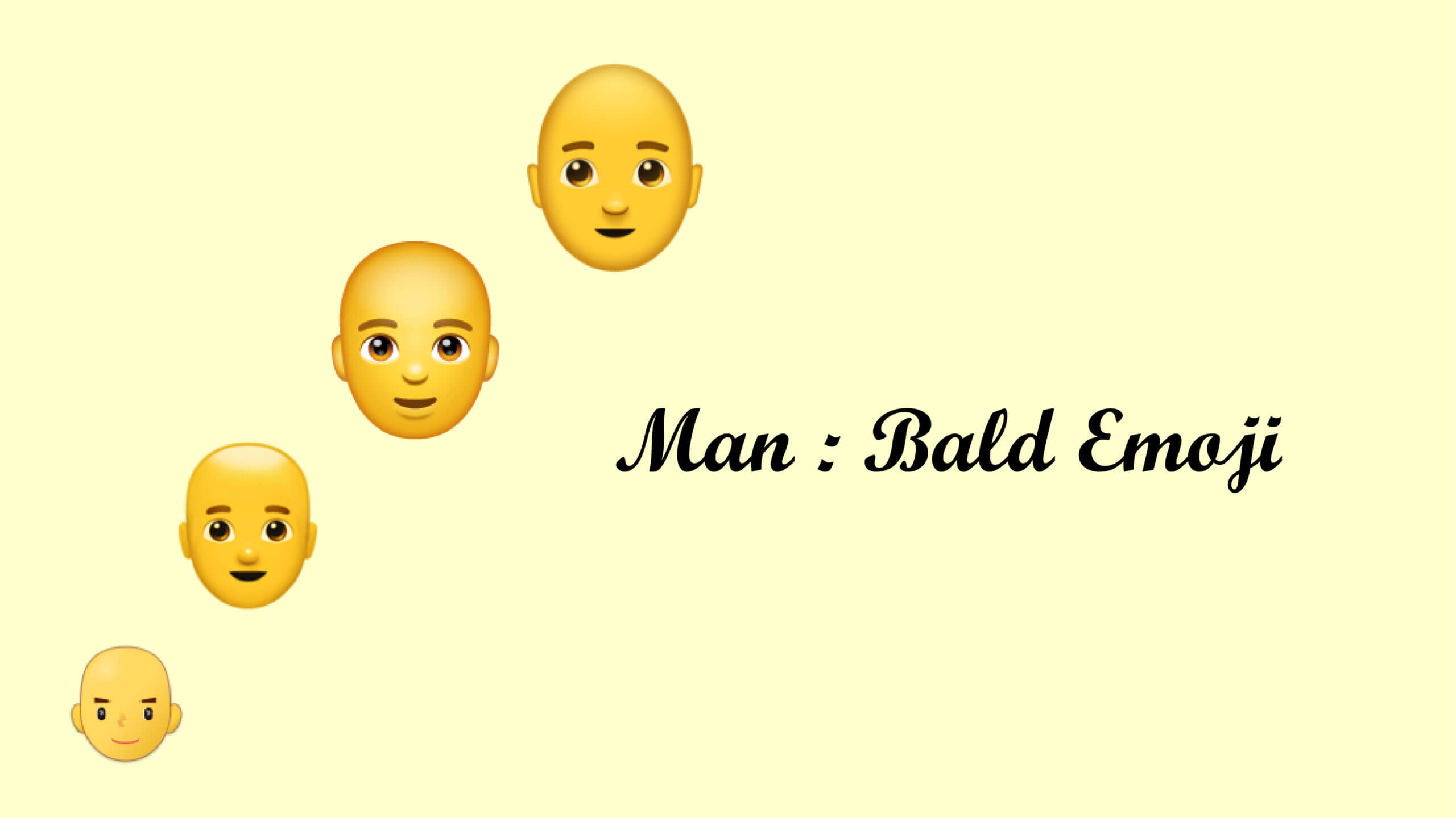 👨‍🦲 Man: Bald emoji - meaning, copy & paste - Heatfeed