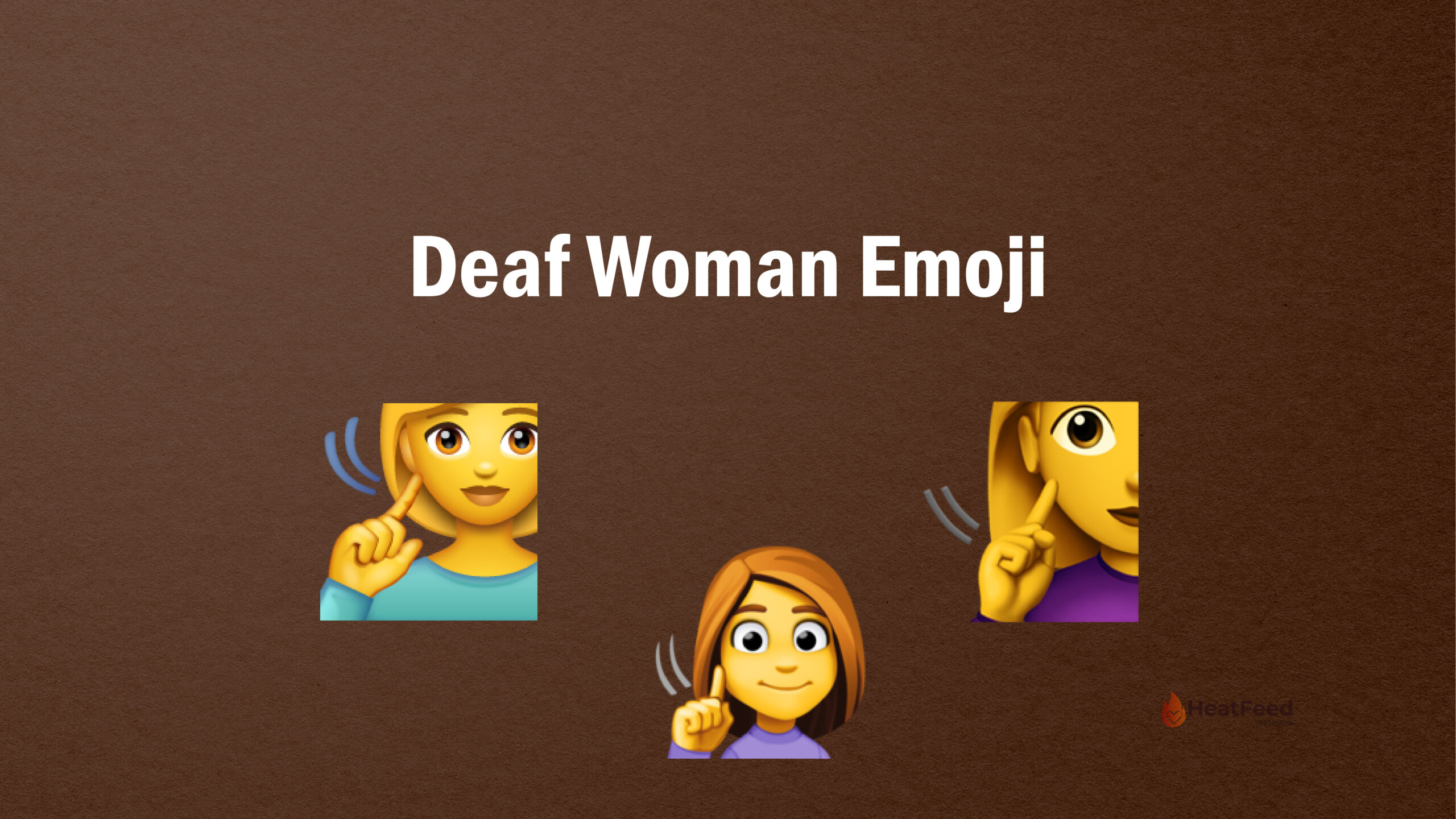 🧏‍♀️ Deaf Woman Emoji - Meaning, ️ copy & 📋paste