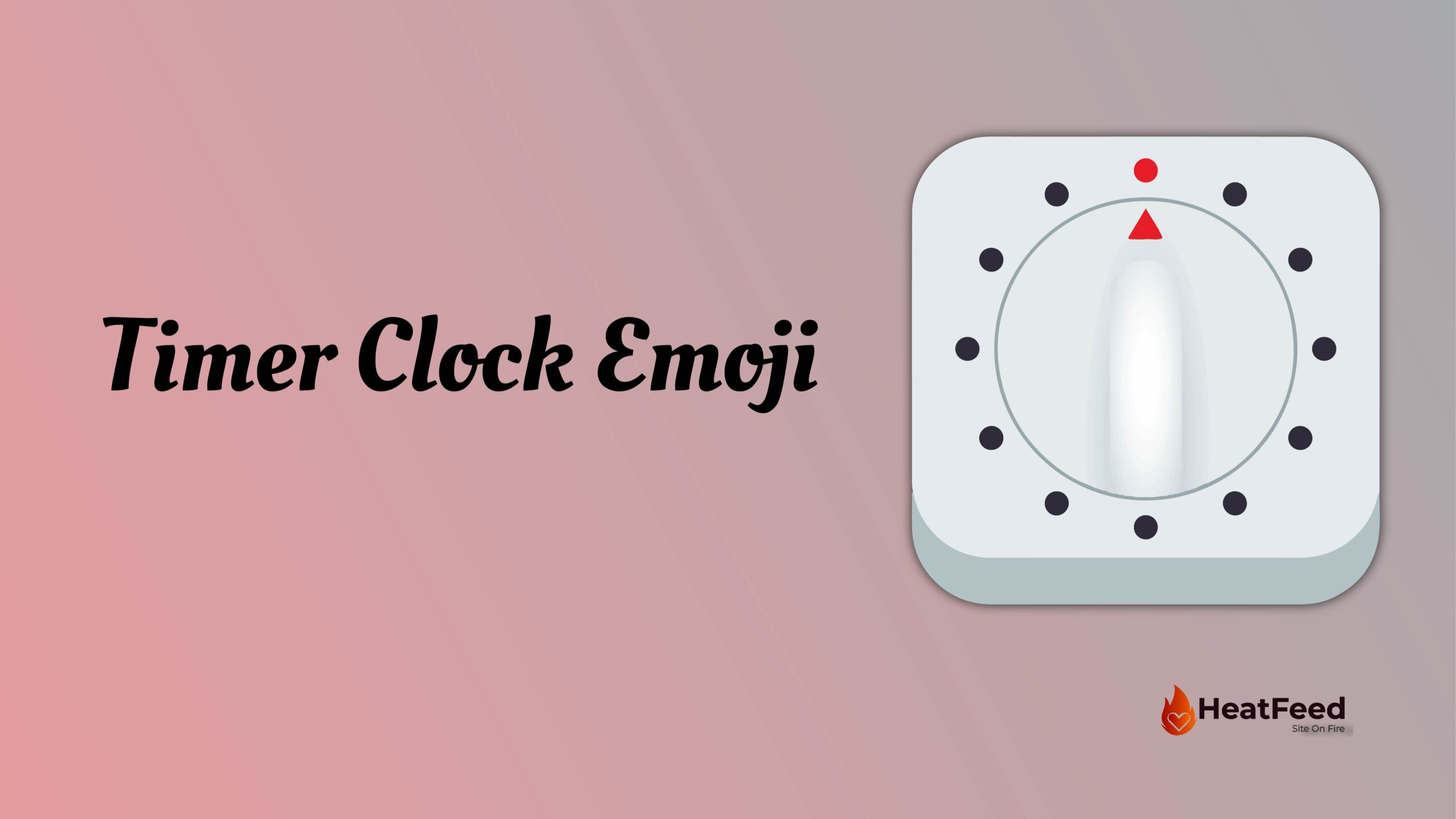 Timer Clock Emoji⏲️-Meaning, Copy, ️ & Paste 📝