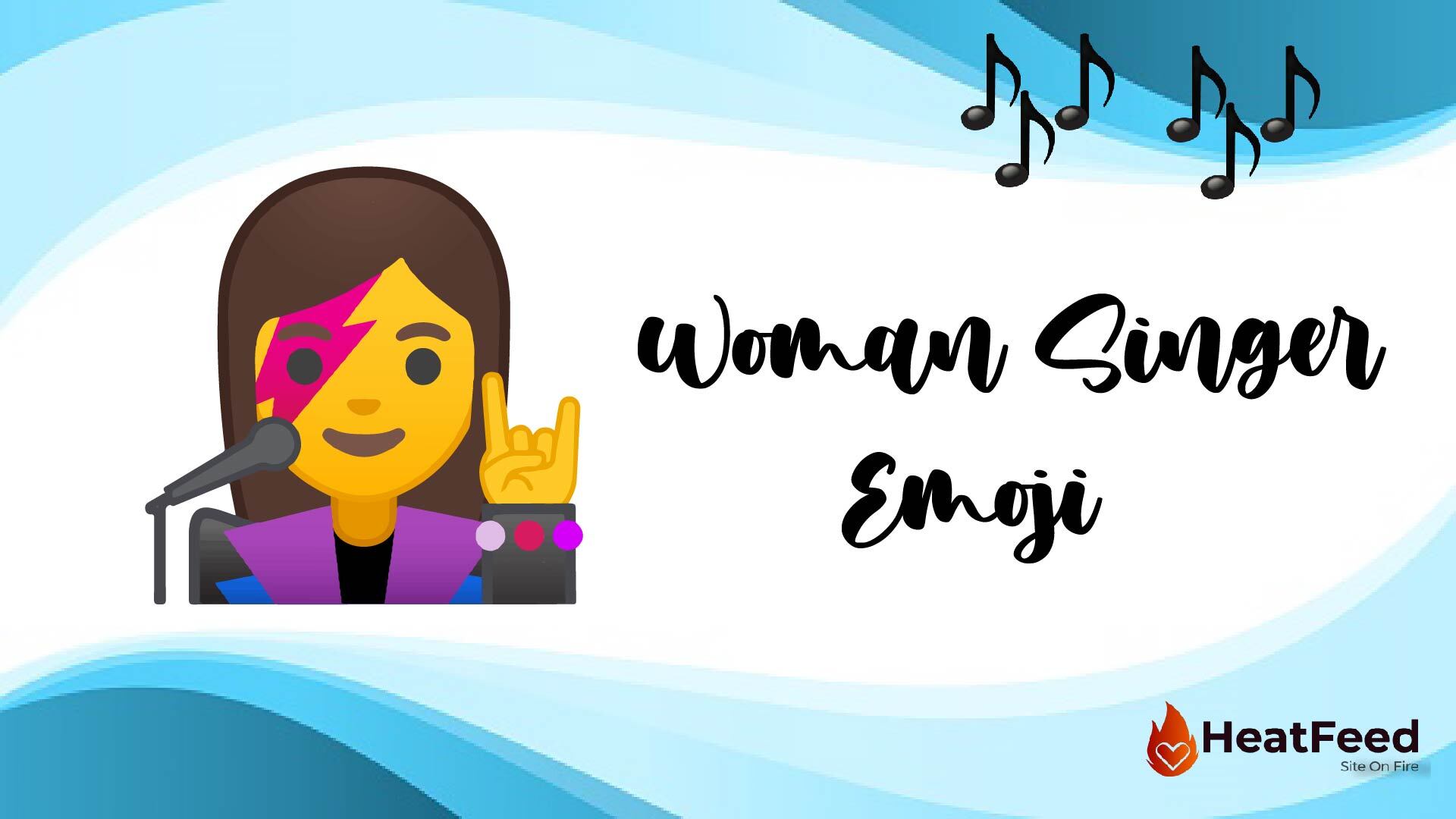 👩‍🎤 Woman Singer Emoji - Meaning, ️copy and 📋paste.