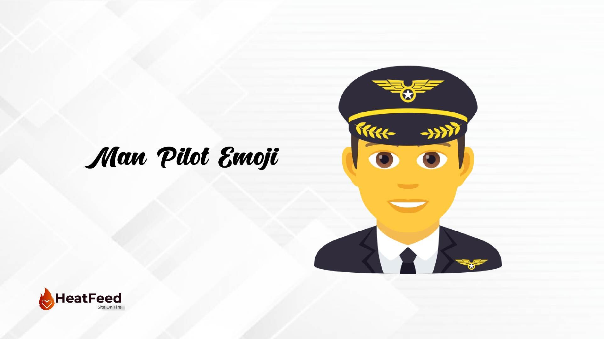 👨‍ ️ Man Pilot Emoji - Meaning, ️copy and 📋paste