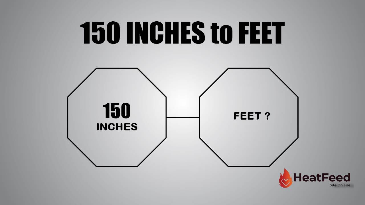 Convert 150 Inches to feet- Heatfeed