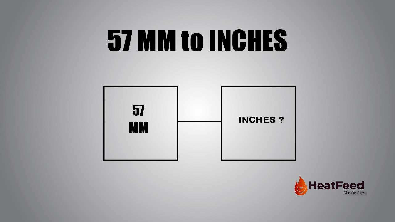 Convert 57 MM to Inches