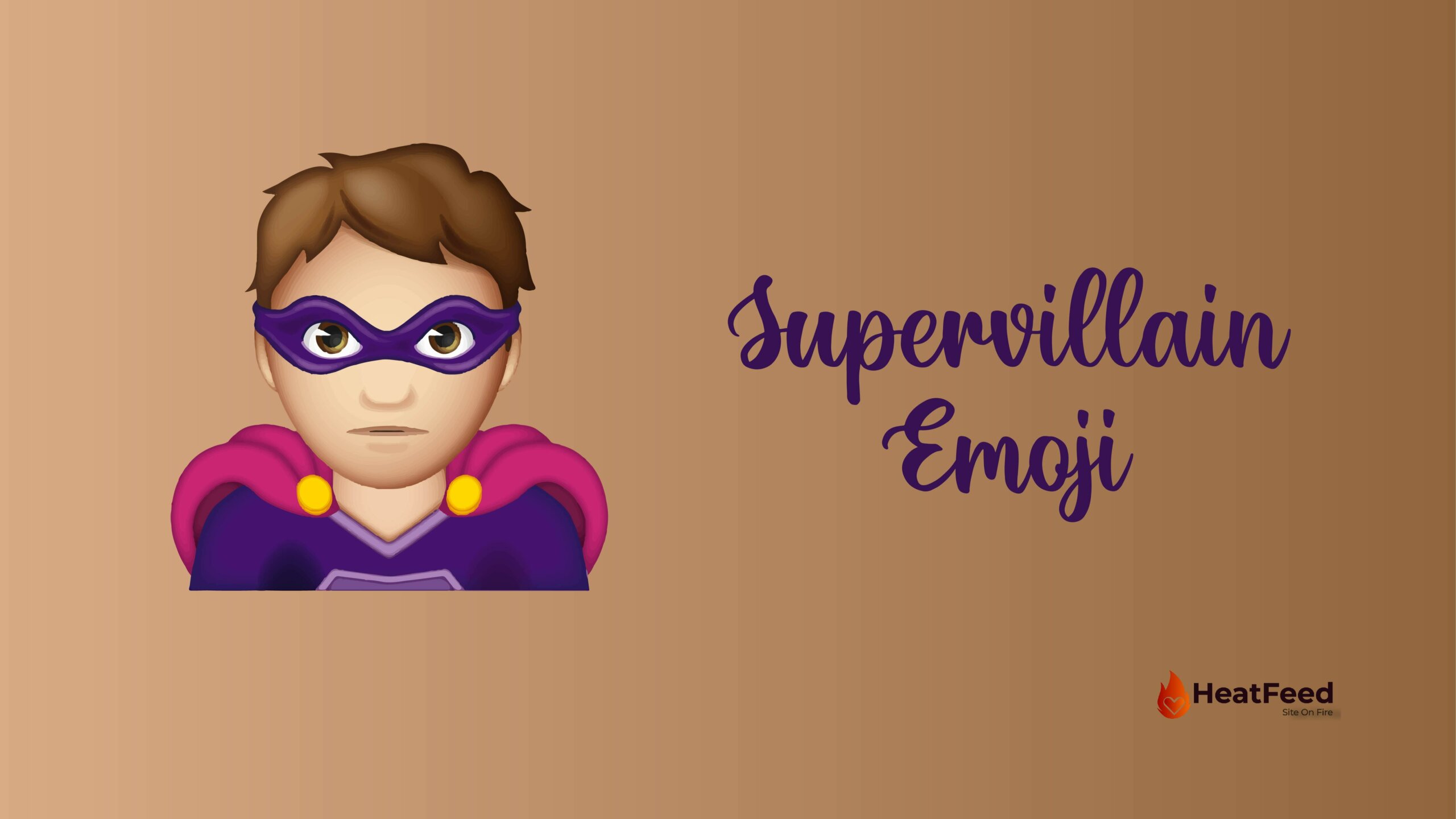 🦹 Supervillain Emoji - Meaning, ️ copy and 📋 paste