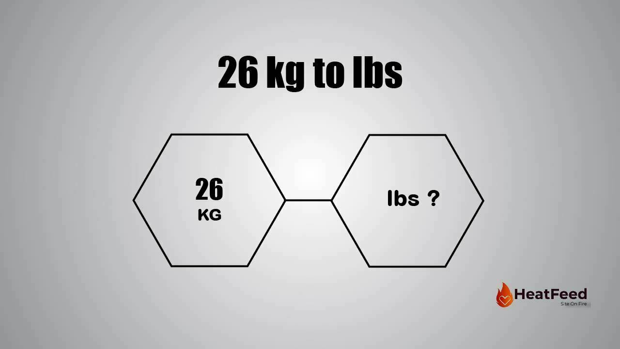 Convert 26 kg to lbs Heatfeed