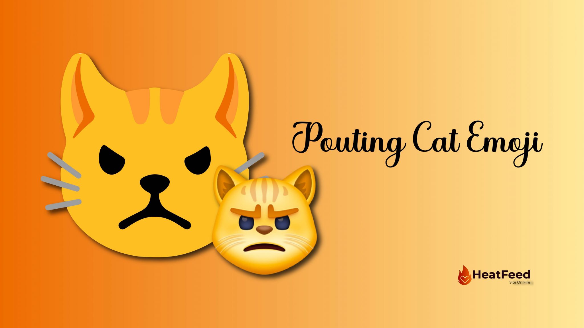Pouting Cat Emoji 😾 - ️ Copy And Paste 📋