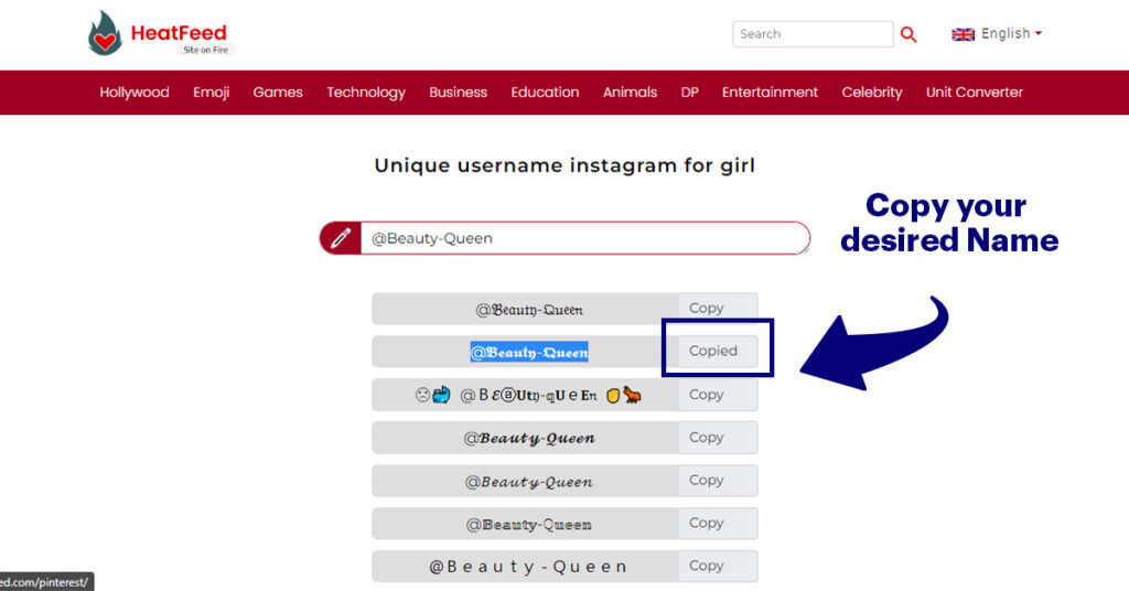 100+ Instagram id names for girls