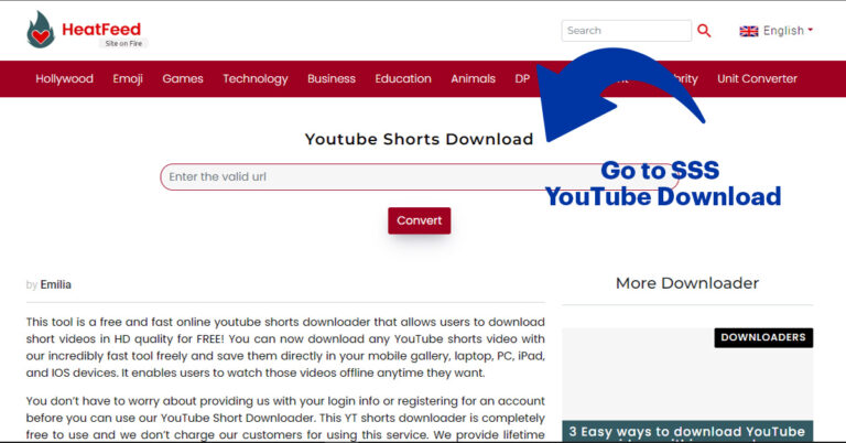 SSS Youtube Shorts Download Online