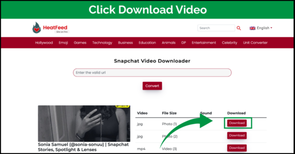 Snapchat Video Downloader - Download Snapchat videos For free